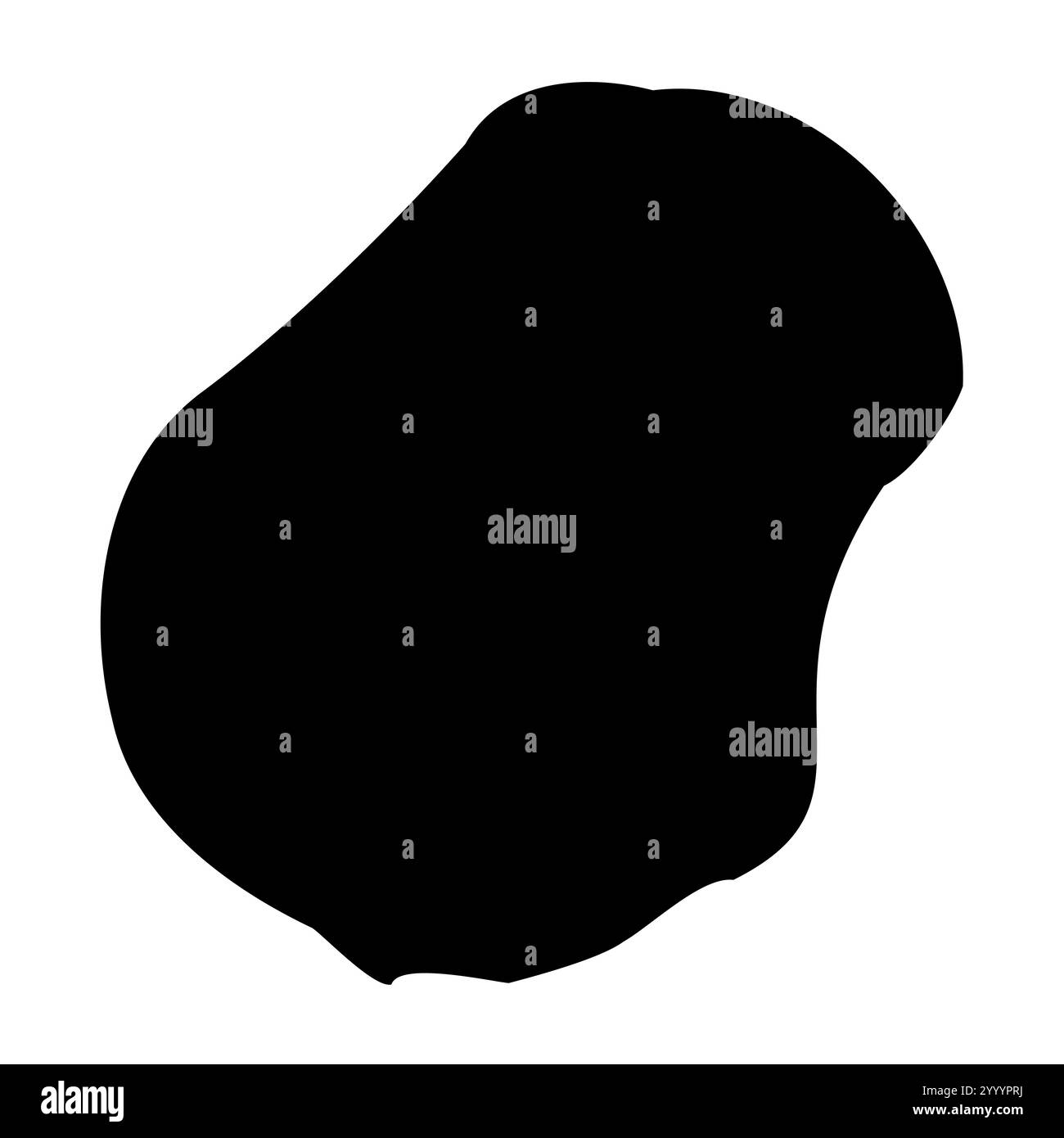 Nauru high detailed vector representation of country silhouette in ...