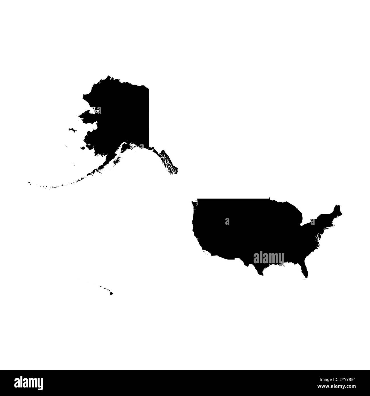 Educational map of north america hi-res stock photography and images ...