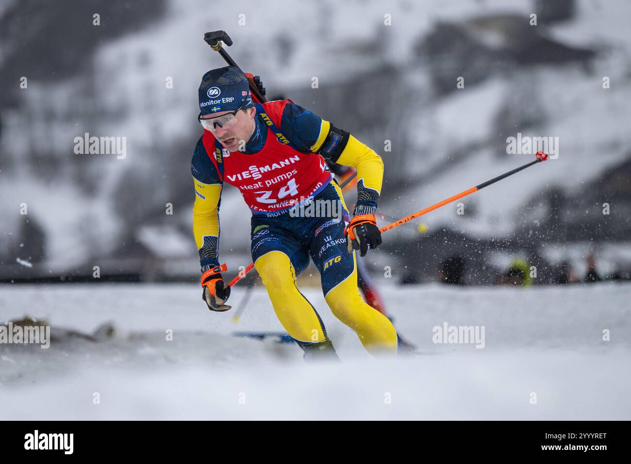 NELIN Jesper , Men 15 Km Mass Start during the BMW IBU World Cup Annecy ...