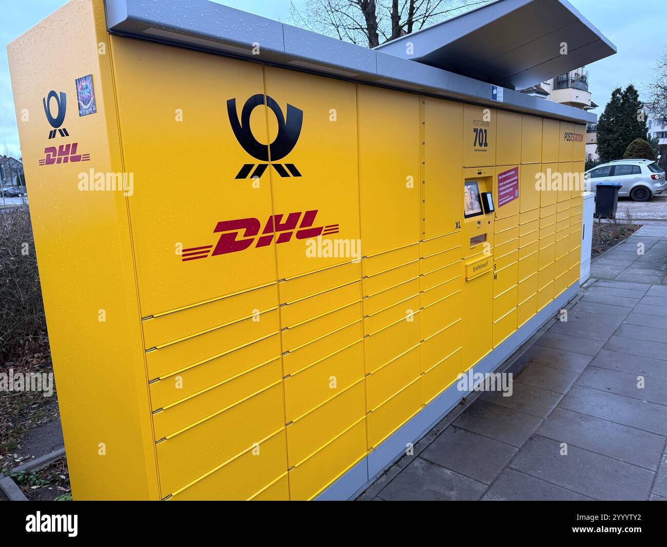 DHL Post Paketstation Paketbox *** DHL Post parcel station parcel box ...