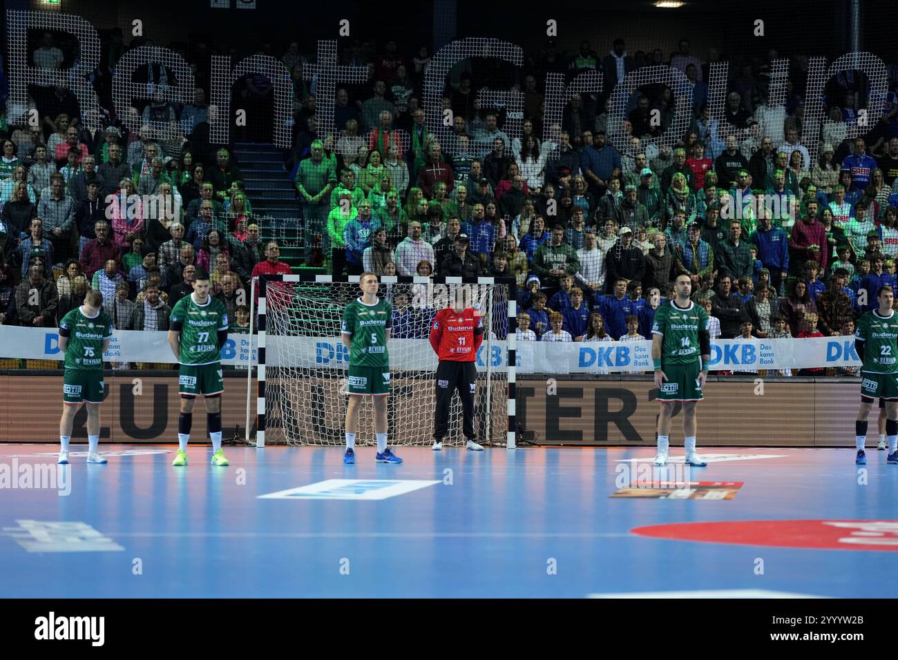 Wetzlar, Germany, December 22nd 2024: Domen Novak ( 75 Wetzlar ) Stefan ...