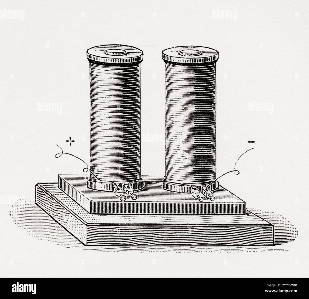 Voltaic electricity. Electromagnet, a type of magnet in which the ...