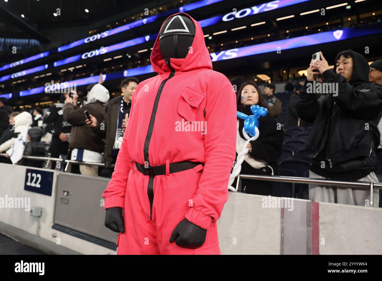 London, UK. 22nd Dec, 2024. Squid game contestants during the Premier ...