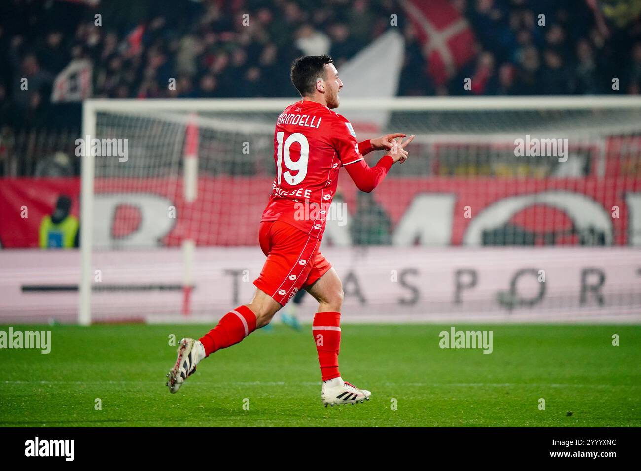 Samuele Birindelli (AC Monza) celebrates the goal during the Italian ...