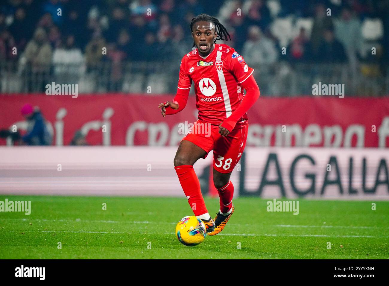 Warren Bondo (AC Monza) during the Italian championship Serie A ...