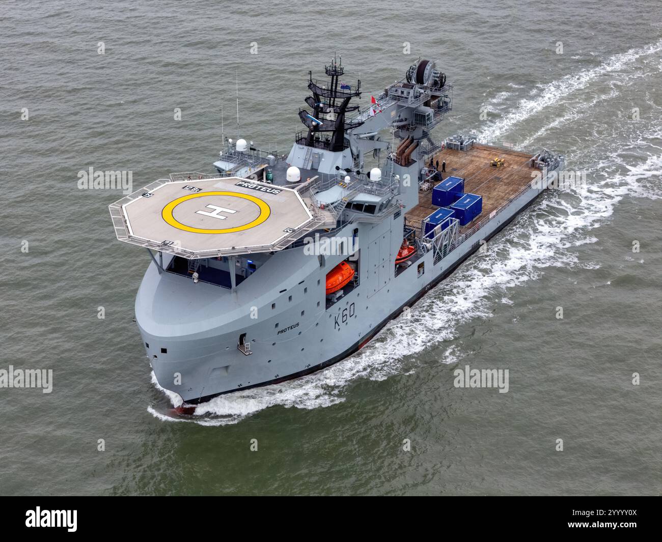 RFA Proteus (K60) is a Multi-Role Ocean Surveillance Ship tasked with ...