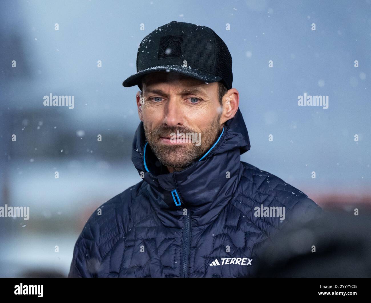 Sven Hannawald (ARD TV Experte), SUI, FIS Viessmsann Skisprung Weltcup ...