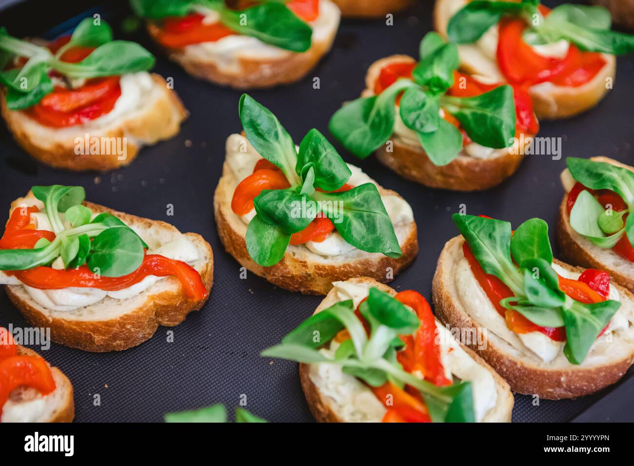 A contemporary hotel dining area featuring a sleek buffet setup Stock ...