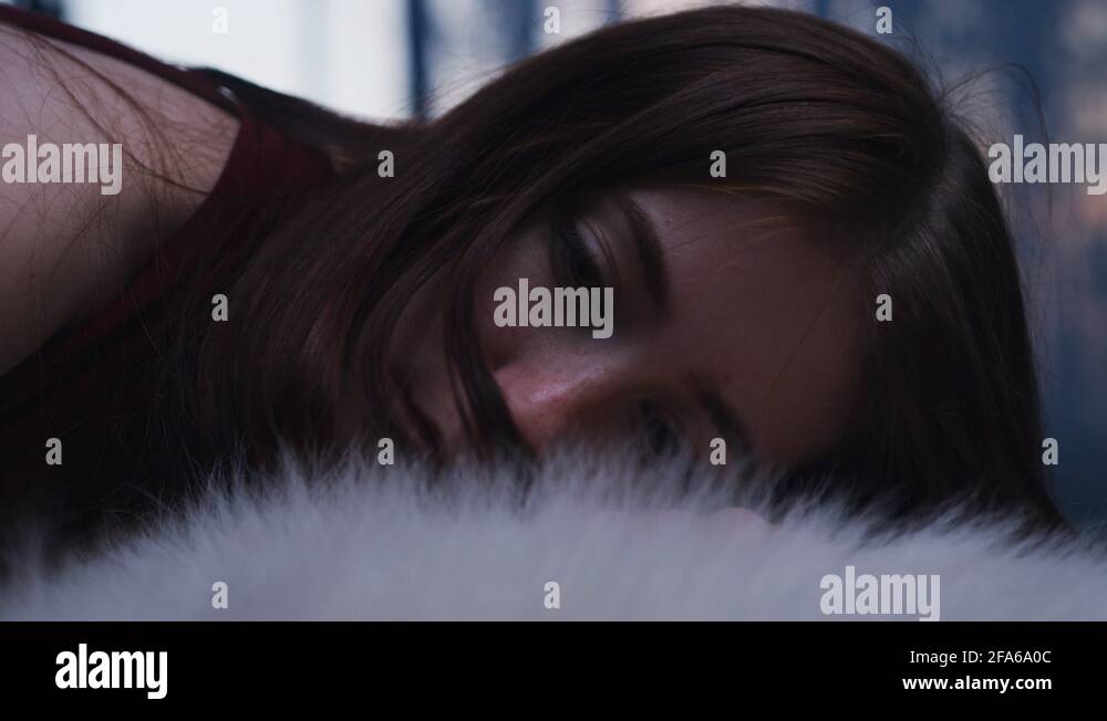 Young girl lying on a fur Stock Videos & Footage - HD and 4K Video ...