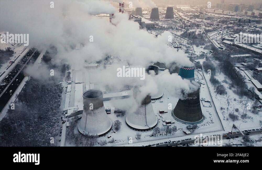 Air pollution steam vapor smoke stack Stock Videos & Footage - HD and ...