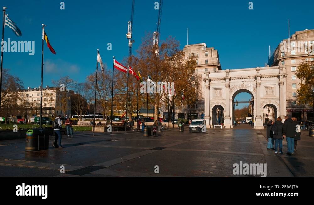 Marble Arch, London, England, UK Stock Video Footage - Alamy