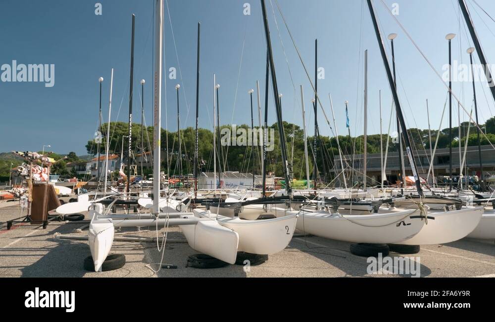 Racing catamaran rigging Stock Videos & Footage - HD and 4K Video Clips ...