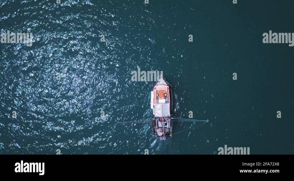 4k top view fishing boat Stock Videos & Footage - HD and 4K Video Clips ...