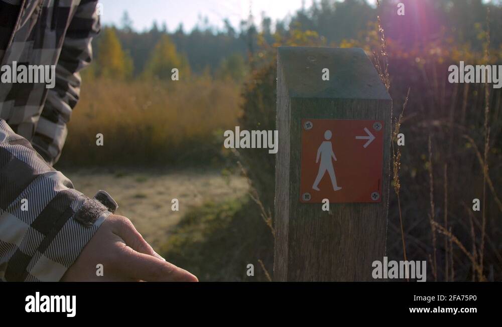 Wooden walking route sign Stock Videos & Footage - HD and 4K Video ...