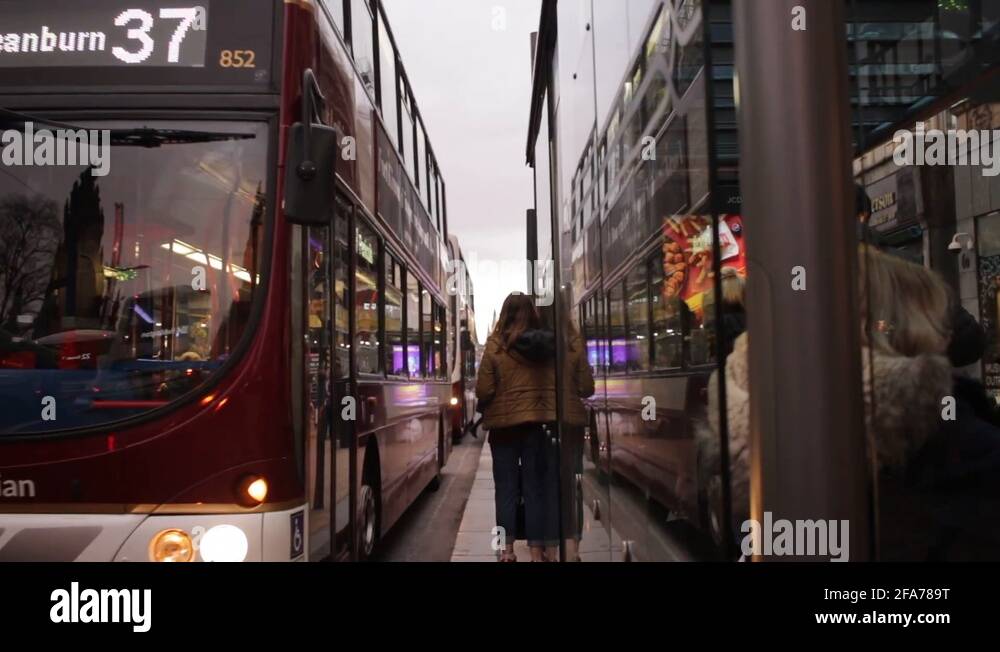 Edinburgh bus station Stock Videos & Footage - HD and 4K Video Clips ...