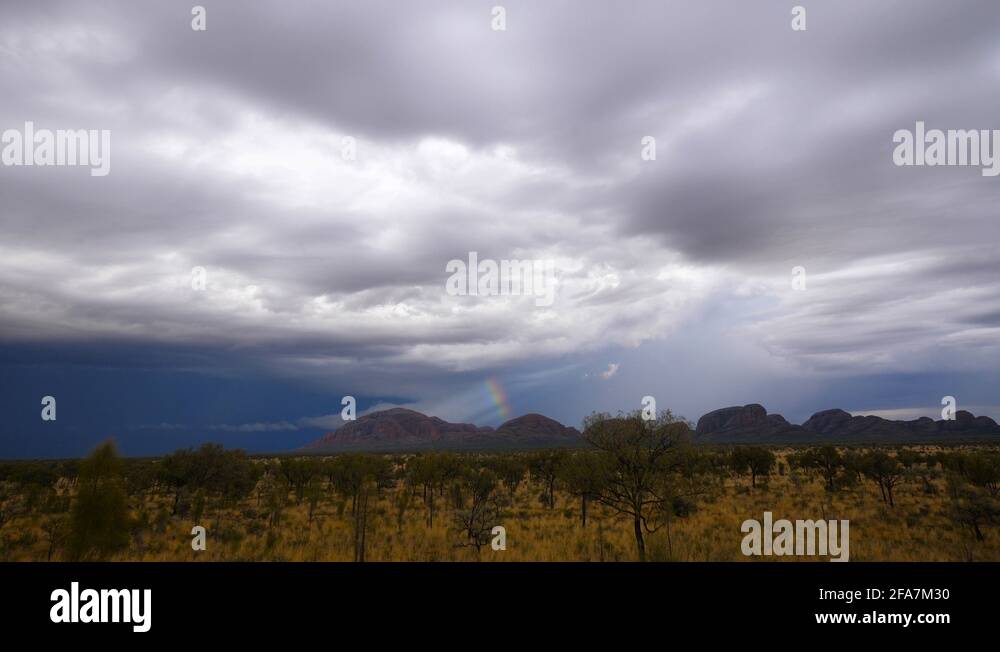 Sunset dusk uluru ayers rock uluru kata tjuta national park Stock ...