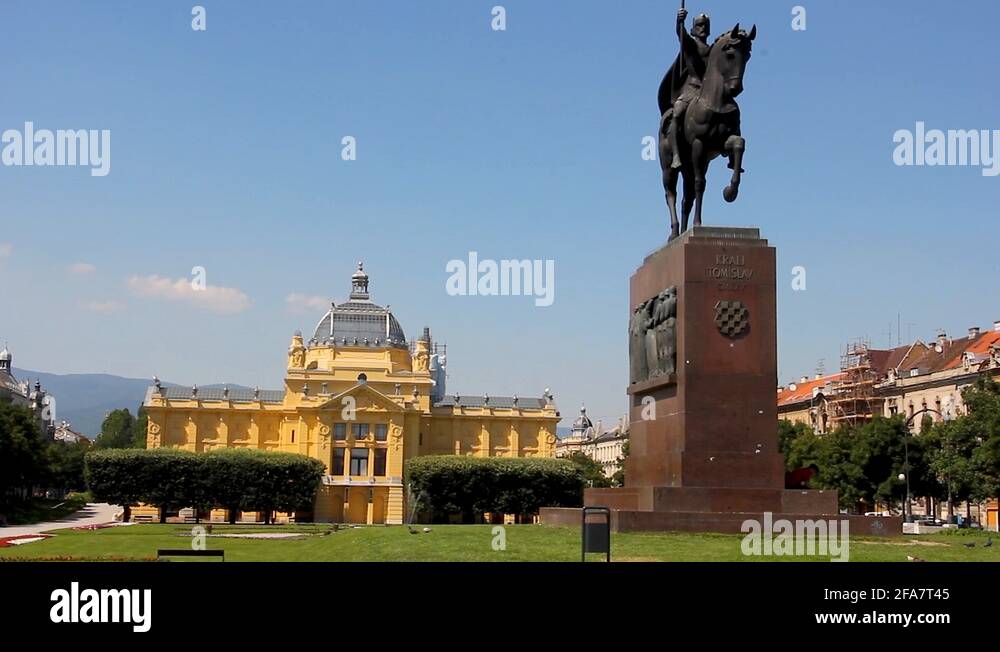 Croatia zagreb statue Stock Videos & Footage - HD and 4K Video Clips ...