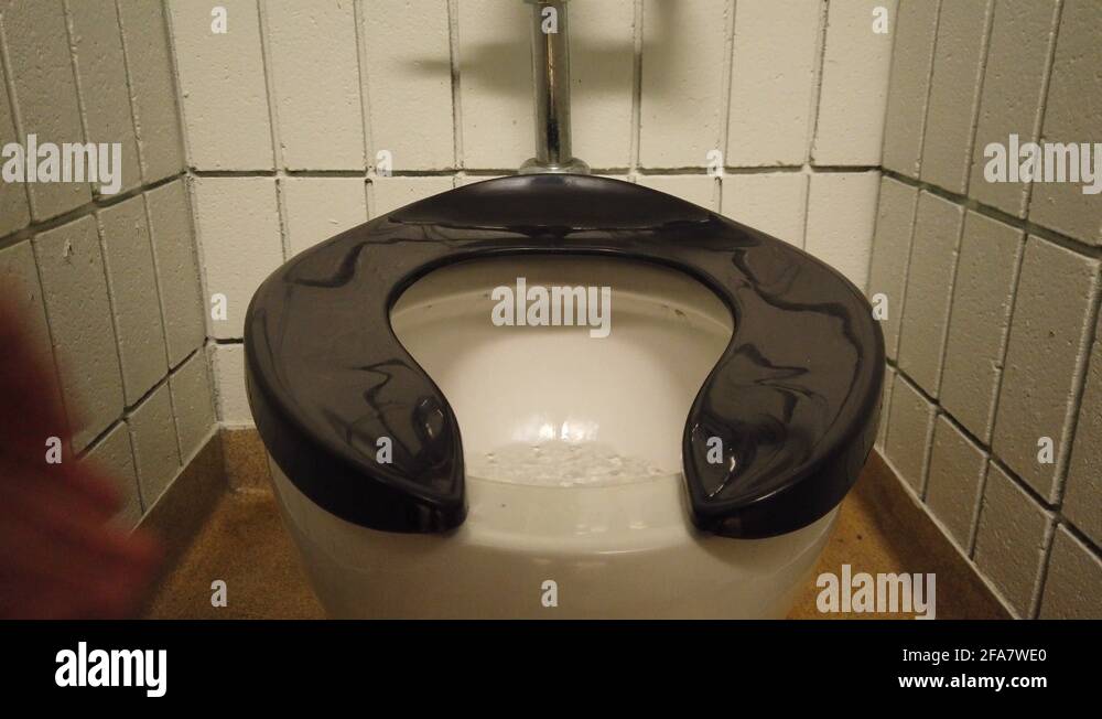 Clean toilet with seat open Stock Videos & Footage - HD and 4K Video ...