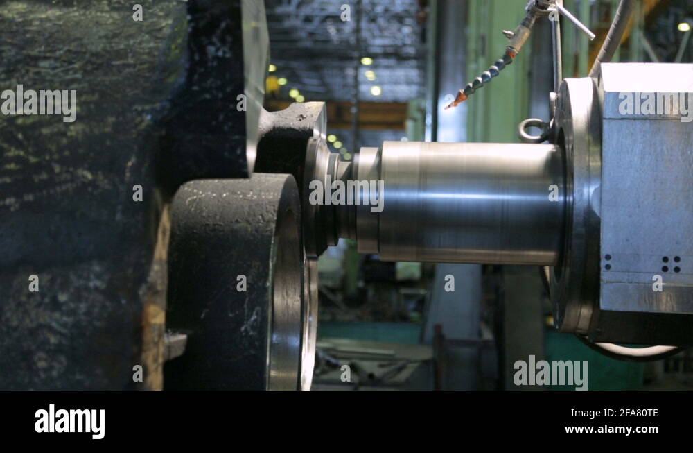Workpiece processing on milling machine Stock Video Footage - Alamy