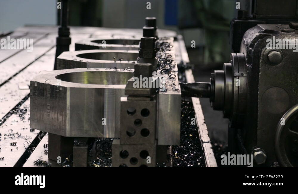 Workpiece processing on milling machine Stock Videos & Footage - HD and ...