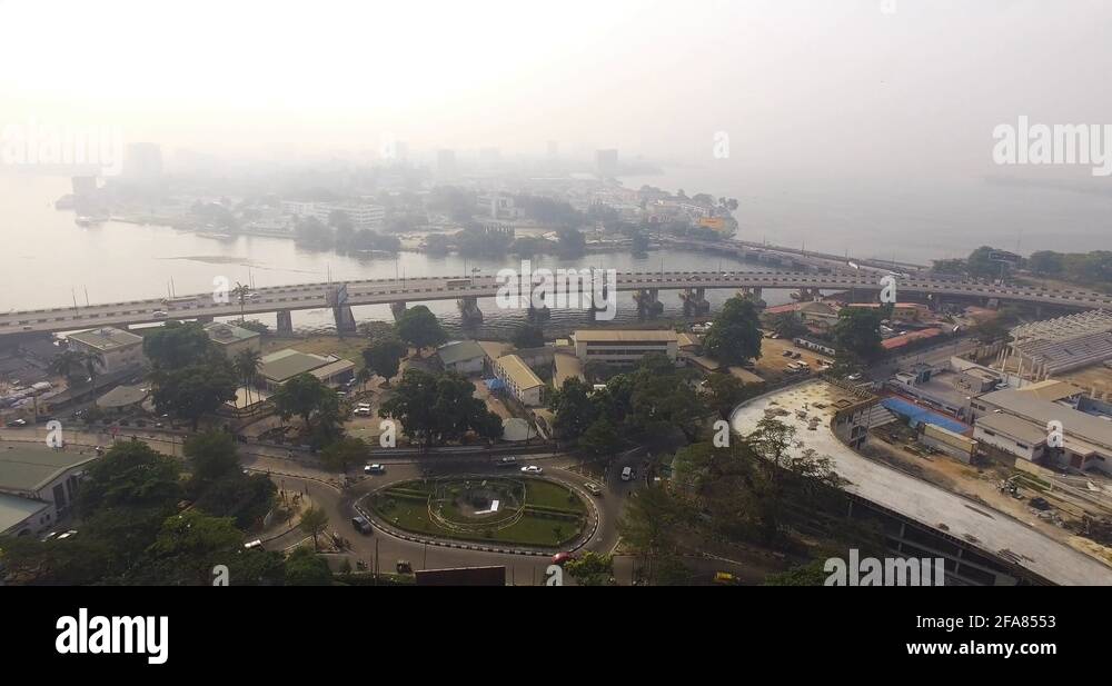 An aerial view of lagos island Stock Videos & Footage - HD and 4K Video ...