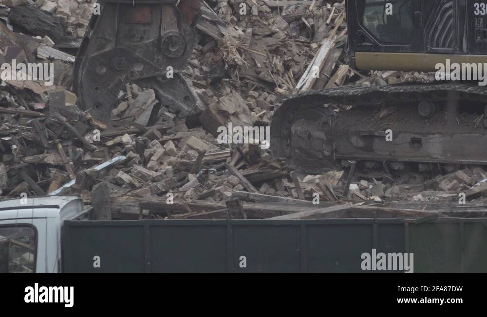 Bulldozer tearing down building Stock Videos & Footage - HD and 4K ...