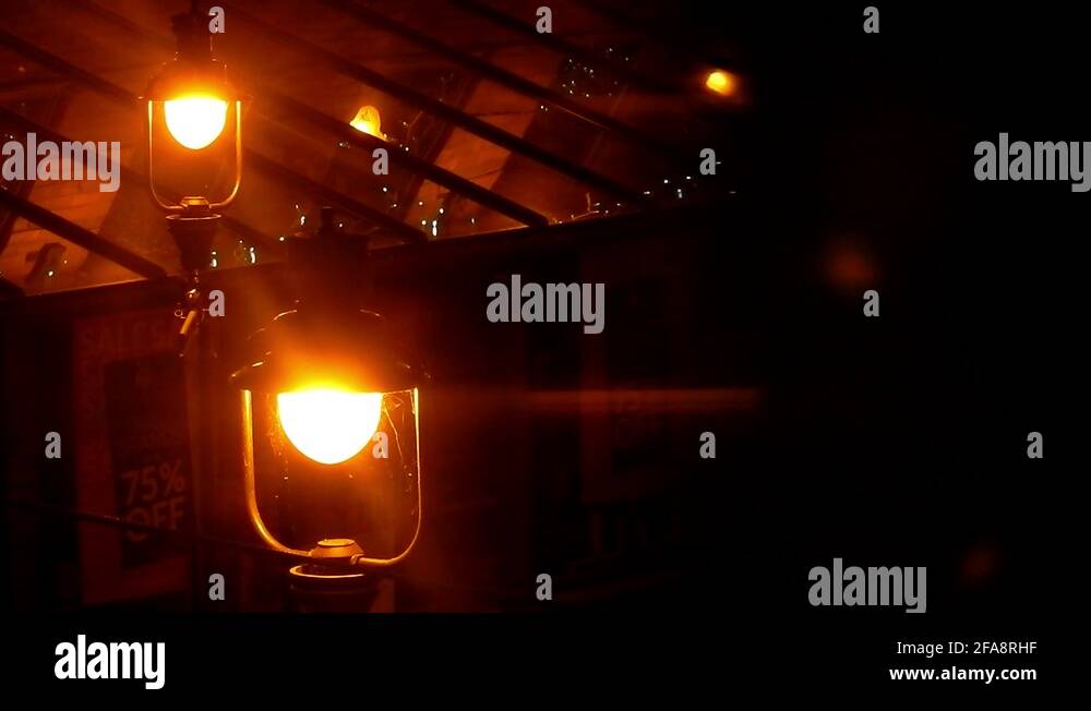 Orange street lamps Stock Videos & Footage - HD and 4K Video Clips - Alamy
