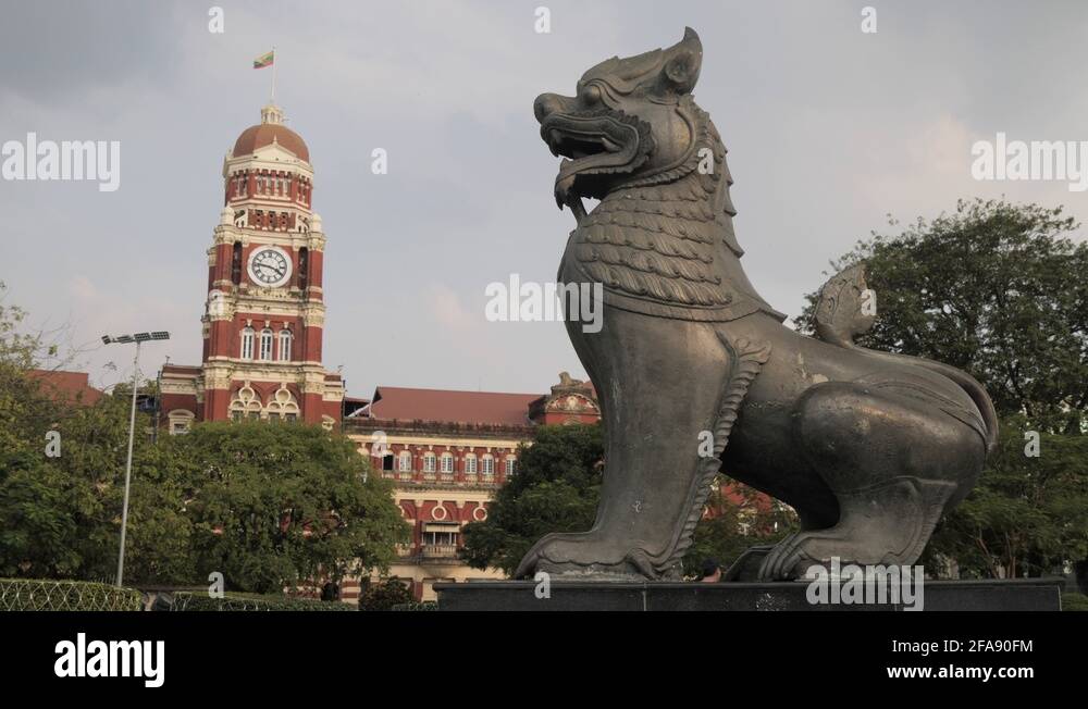Yangon rangoon colonial building Stock Videos & Footage - HD and 4K ...