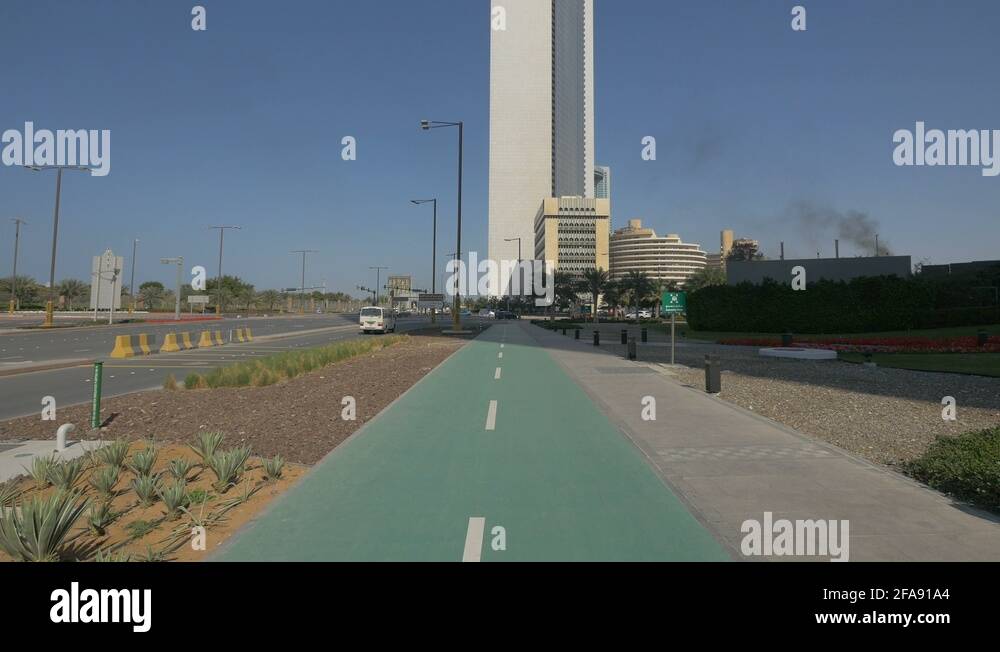 Tilt view of ADNOC Headquarters in Abu Dhabi Stock Video Footage - Alamy