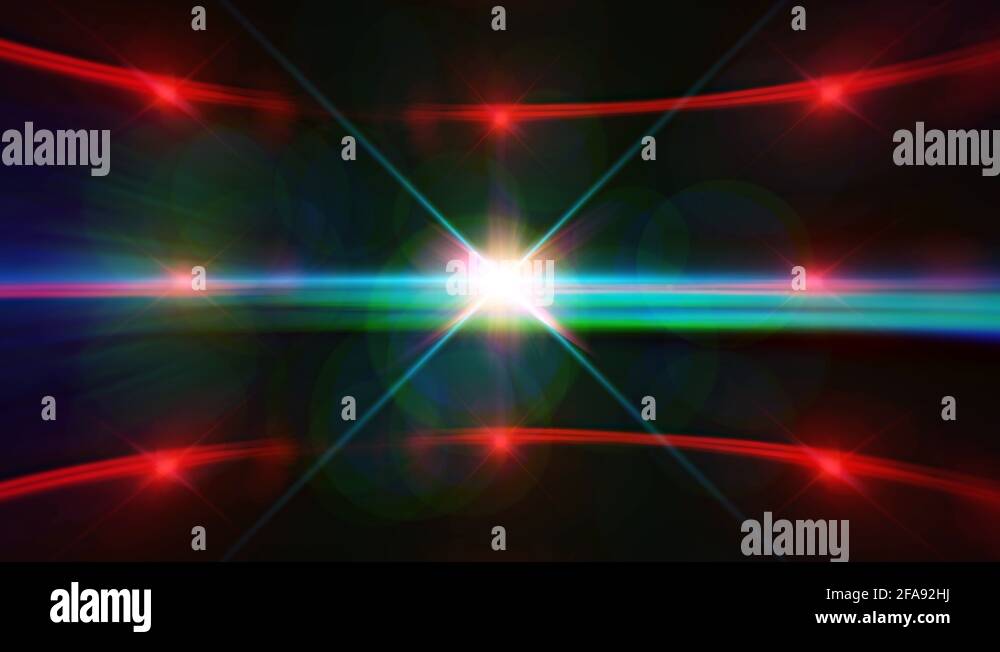 Anamorphic glare lens background. 4K video footage Stock Video Footage ...