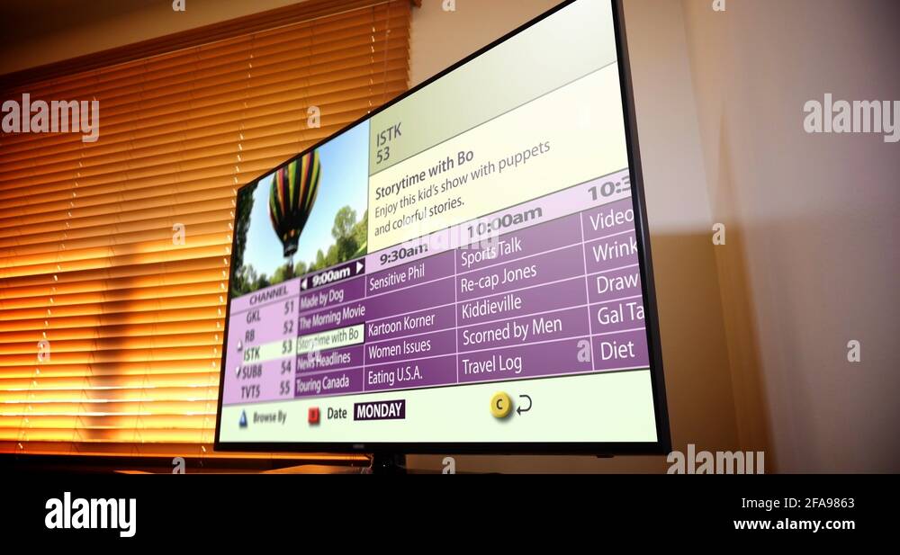 Tv guide channel Stock Videos & Footage - HD and 4K Video Clips - Alamy