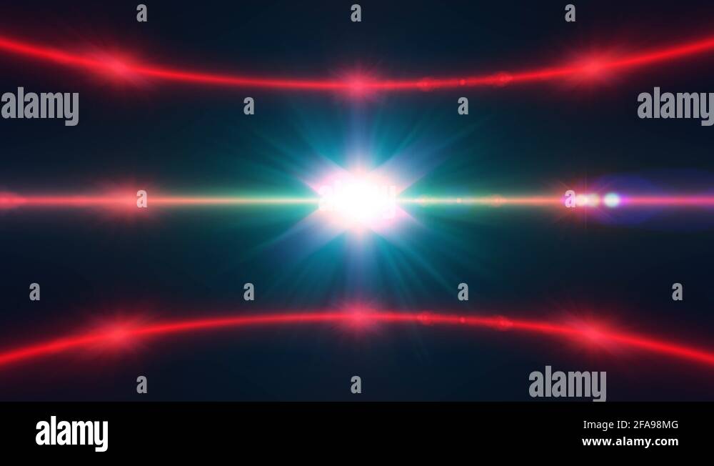 Anamorphic glare lens background. 4K video footage Stock Video Footage ...