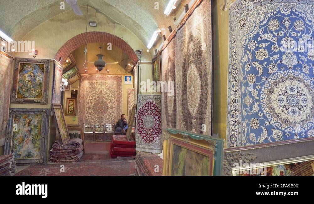 Rugs for sale at the grand bazaar Stock Videos & Footage - HD and 4K ...