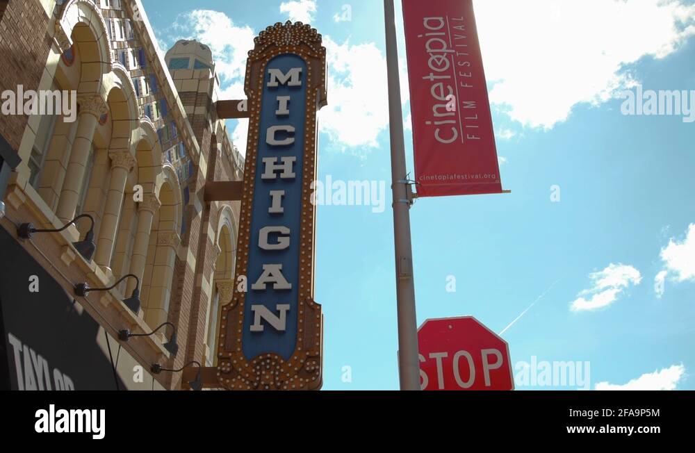 Michigan theater marquee Stock Videos & Footage - HD and 4K Video Clips ...