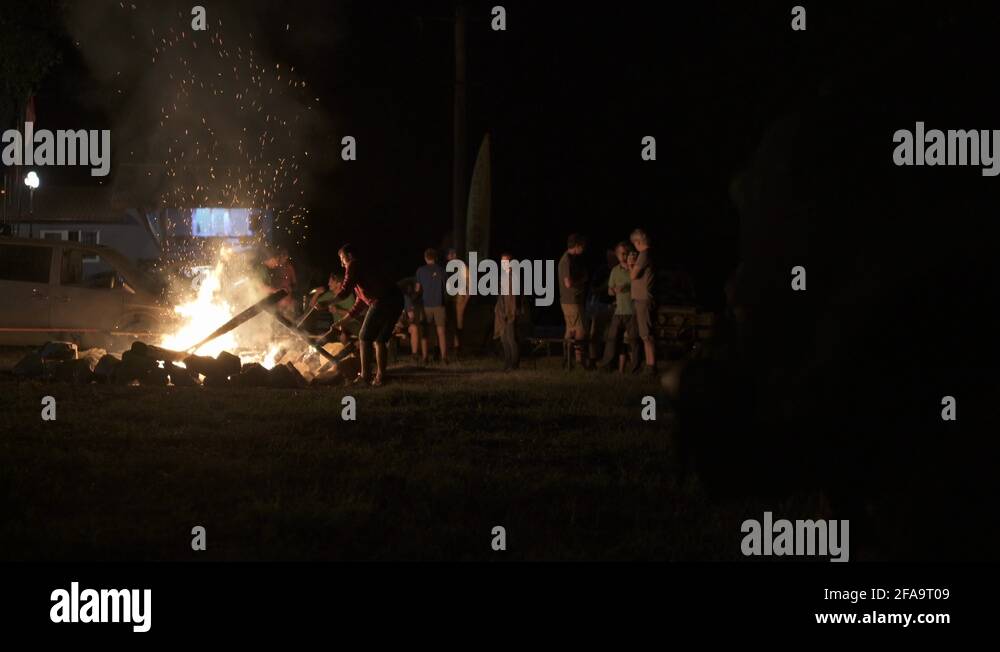 Around a campfire Stock Videos & Footage - HD and 4K Video Clips - Alamy