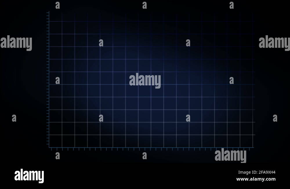 Animated Stock Market charts and bar graphs. decrease blue line. 4k ...