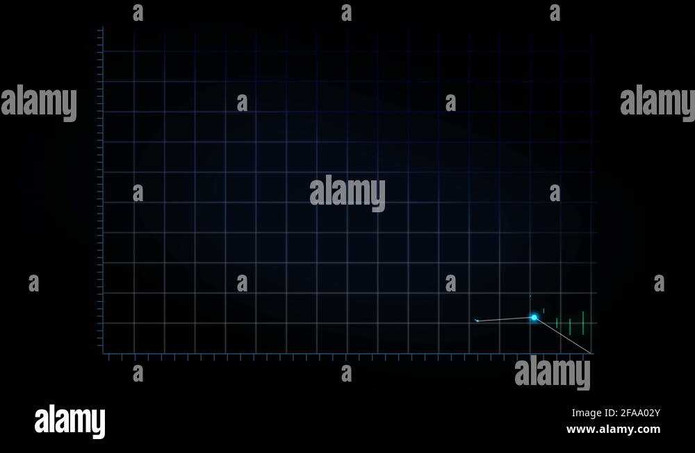 Animated Stock Market charts and graphs. decrease blue line. 4k animation Stock Video Footage ...