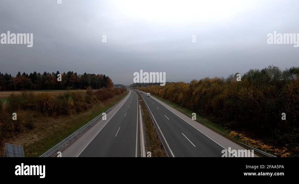 Sign on the side of a road highway freeway Stock Videos & Footage - HD ...