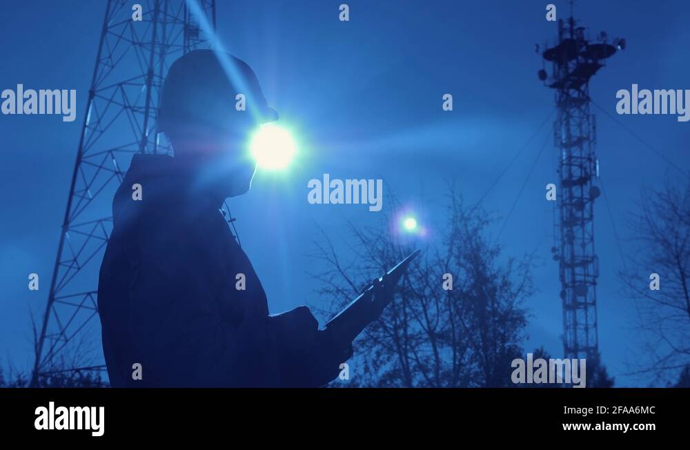 Telecommunications engineer pole Stock Videos & Footage - HD and 4K ...