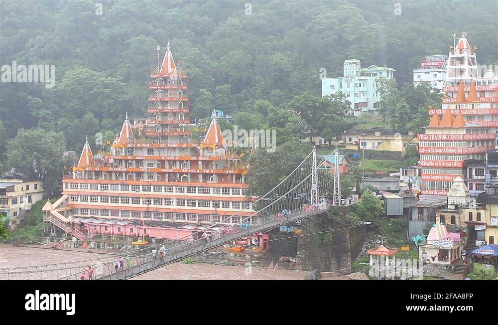 Shiva temple in Rishikesh India Stock Video Footage - Alamy