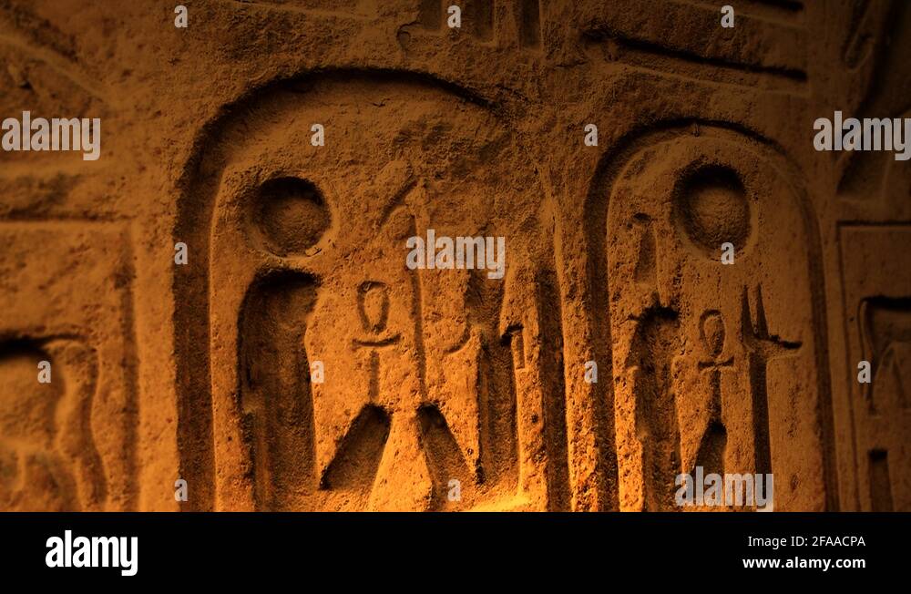 Ancient Egyptian Symbol of ten commandments or another object of ...