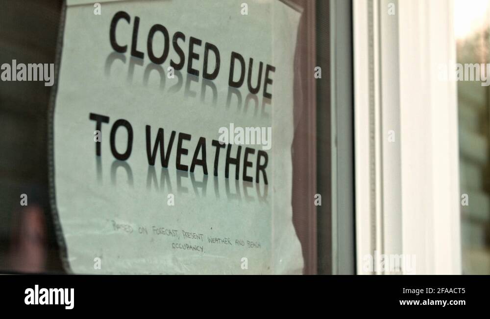 Severe weather warning sign Stock Videos & Footage - HD and 4K Video ...