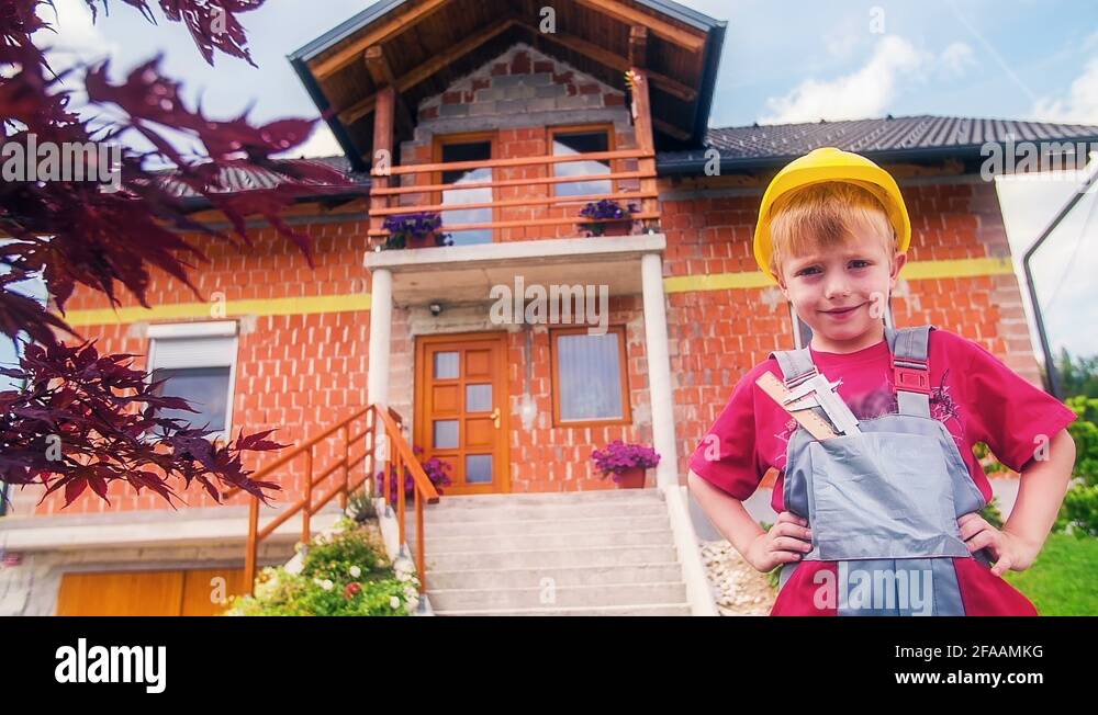 Child in front of their house Stock Videos & Footage - HD and 4K Video ...