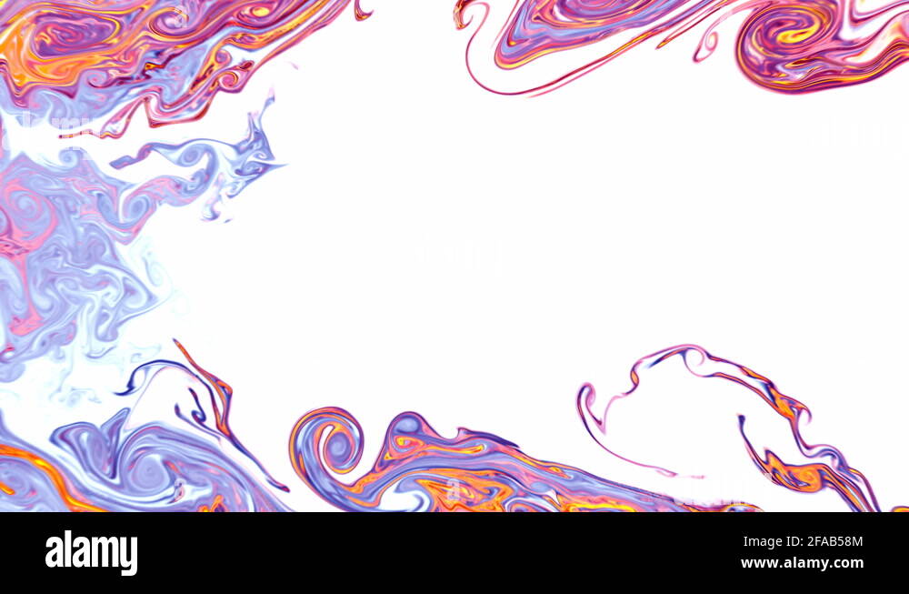 Fantastic structure of colorful Chaotic motion Stock Video Footage - Alamy