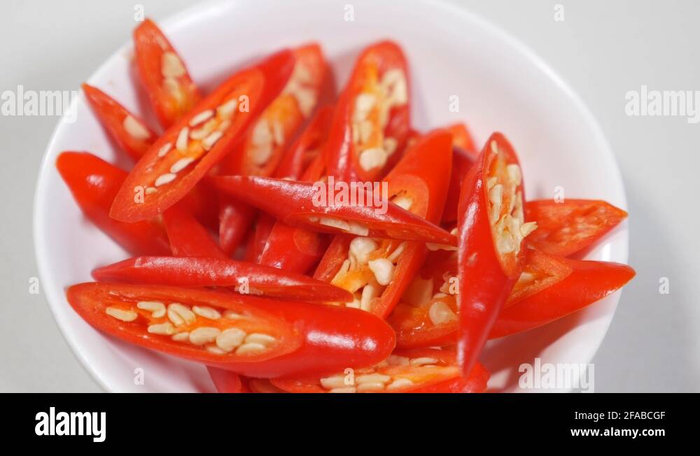 Goat Pepper, Sliced Goat Pepper, Sliced Thai Goat Pepper, Thai Goat ...