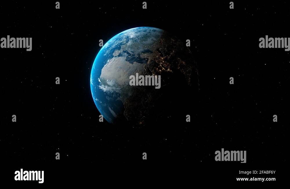 Rotation planet. Earth globe. World map design. Global sphere planet ...