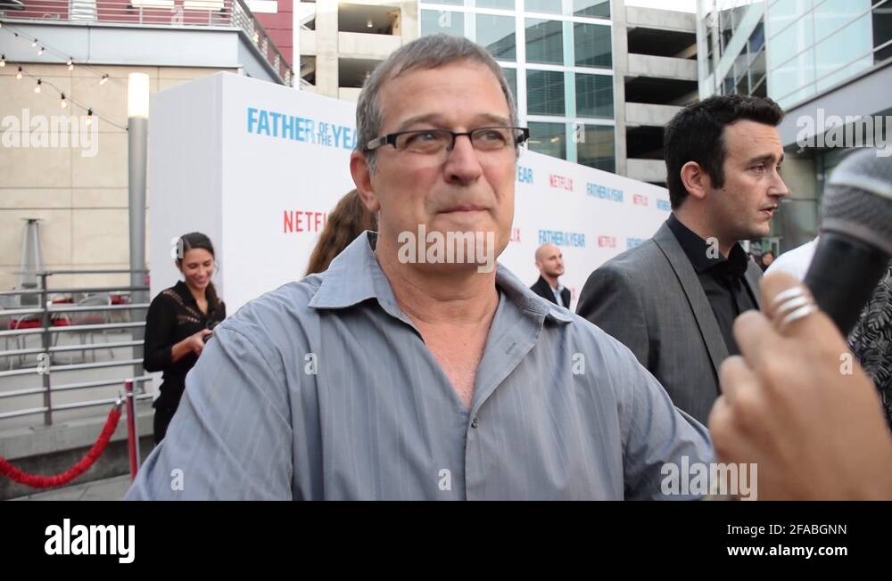 Allen Covert attends the "Father of the Year" premiere in Los Angeles ...