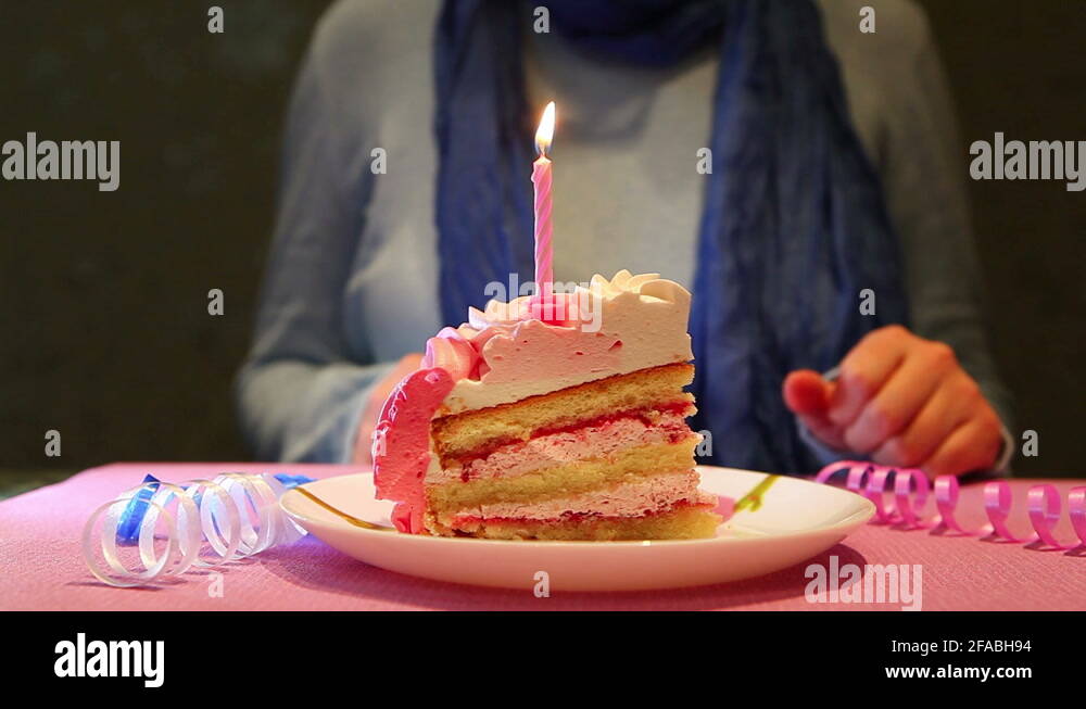 Woman alone birthday cake Stock Videos & Footage - HD and 4K Video ...