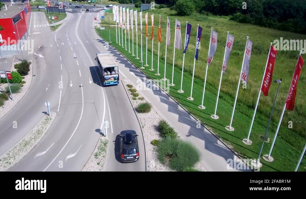Bus, Bus ride, City bus, Flags, Road, Cars City Driving, croatia ...