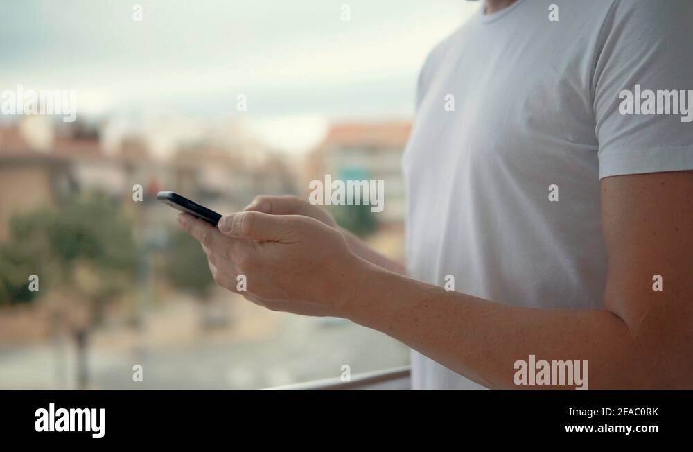 Man message hands Stock Videos & Footage - HD and 4K Video Clips - Alamy